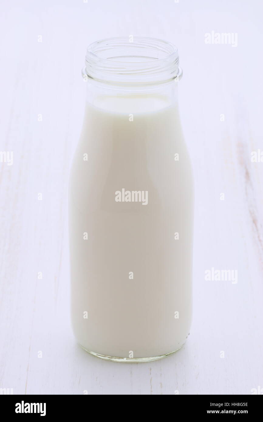 Delicious fresh milk, one of the primary sources of nutrition Stock ...