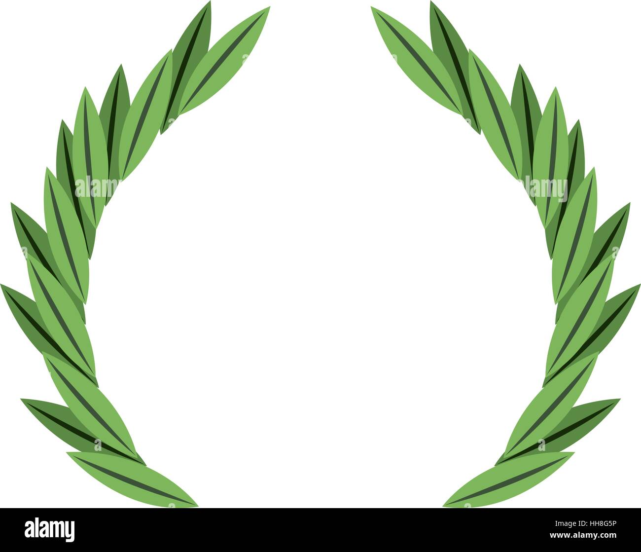 wreath crown frame icon vector illustration design Stock Vector Image ...