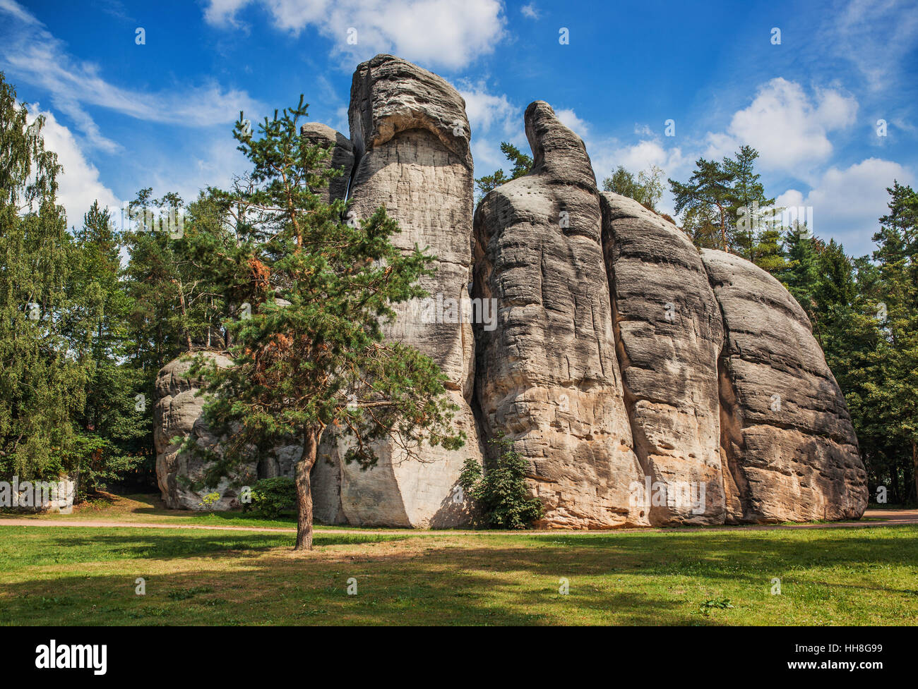 Adrspach-Teplice rocks in Czech Stock Photo - Alamy
