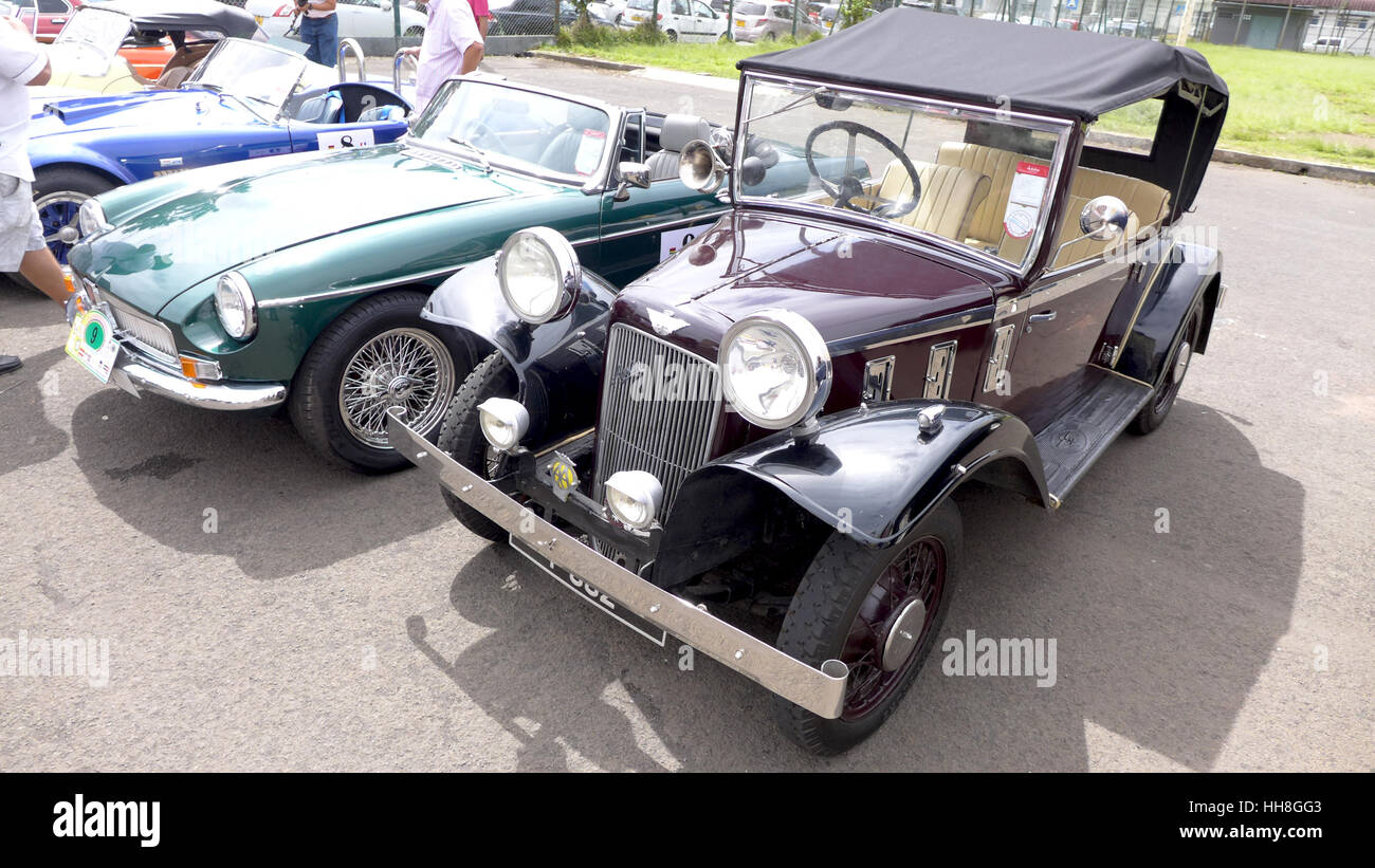 Mauritius Vintage and Classic Vehicles. Vintage Stock Photo - Alamy
