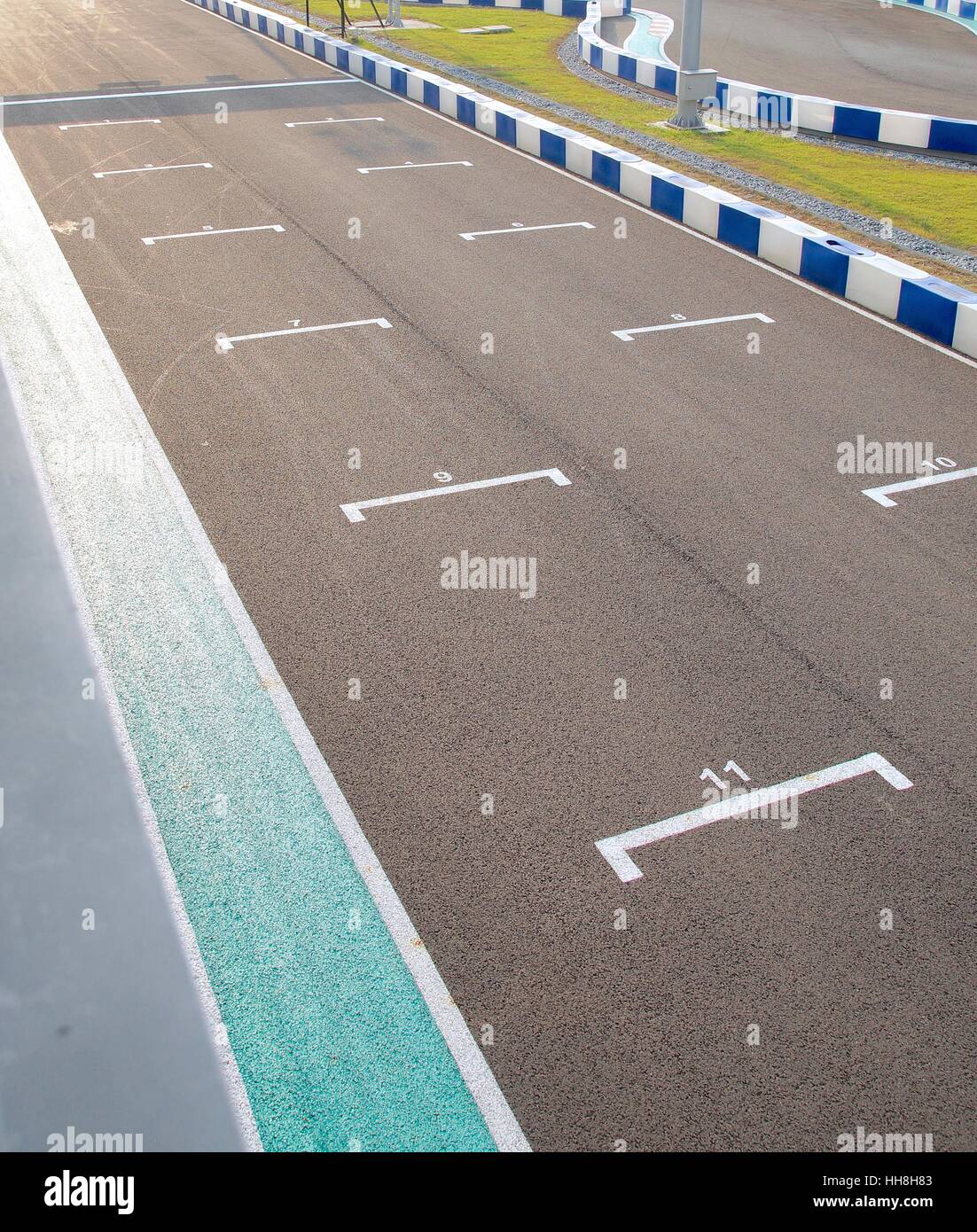 Go-kart racing track Stock Photo - Alamy