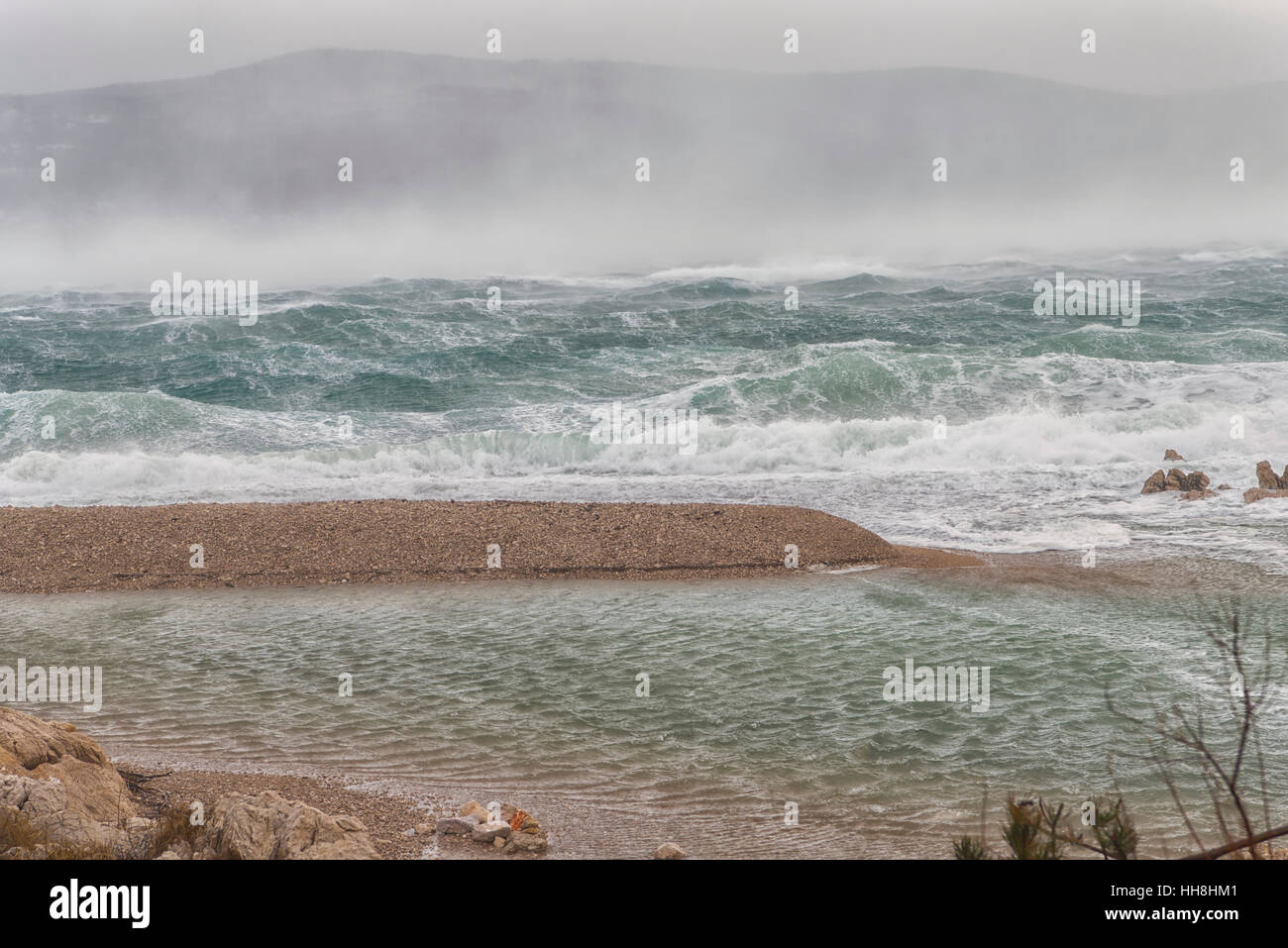 Silo Beach in Krk Island, Croatia Stock Photo - Alamy