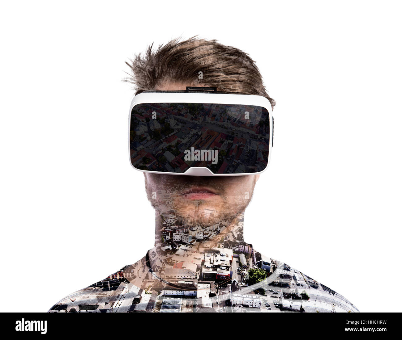 3d man virtual reality goggles hi-res stock photography and images - Alamy