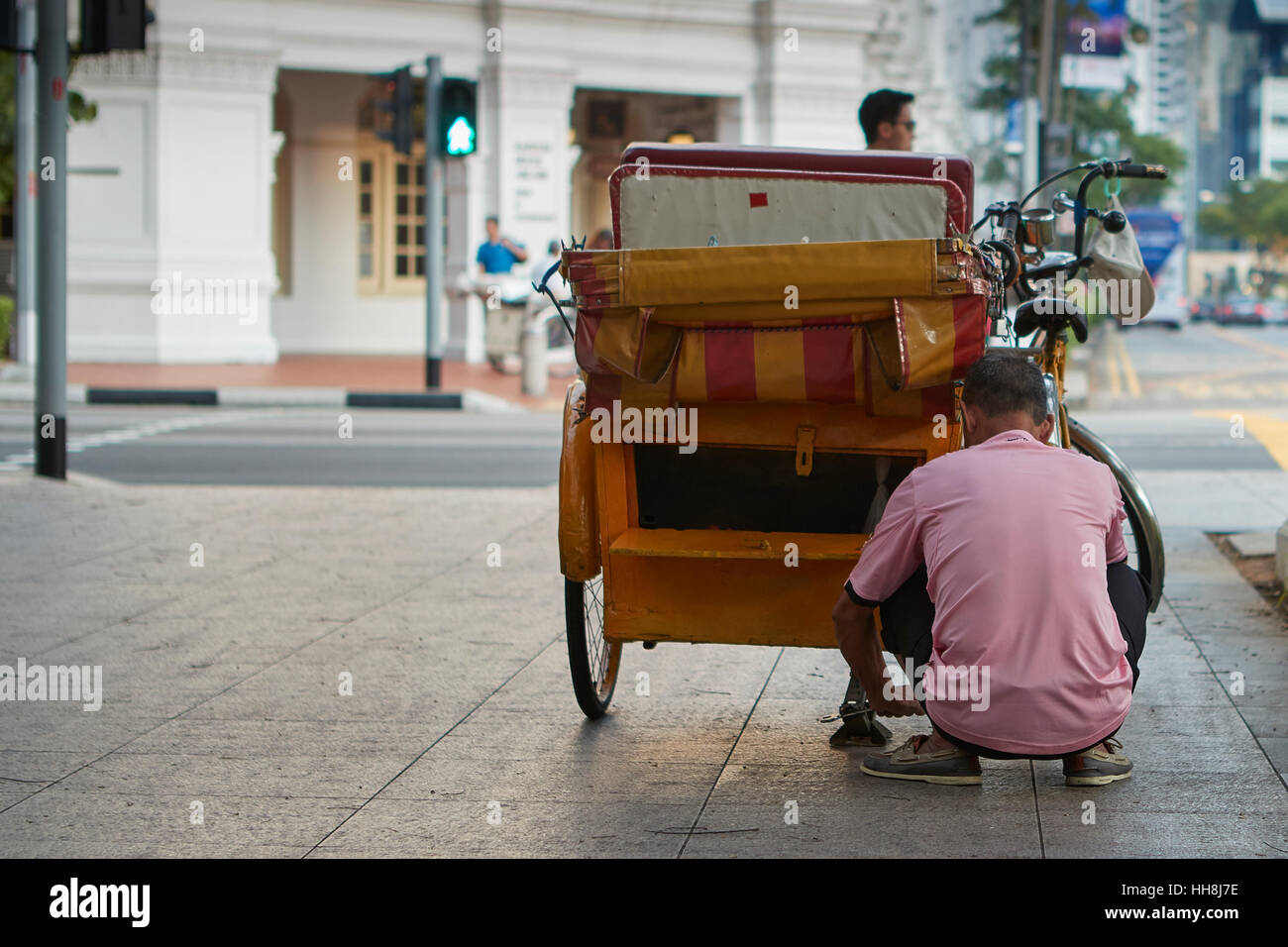 Singapore Rickshaw High Resolution Stock Photography and Images - Alamy