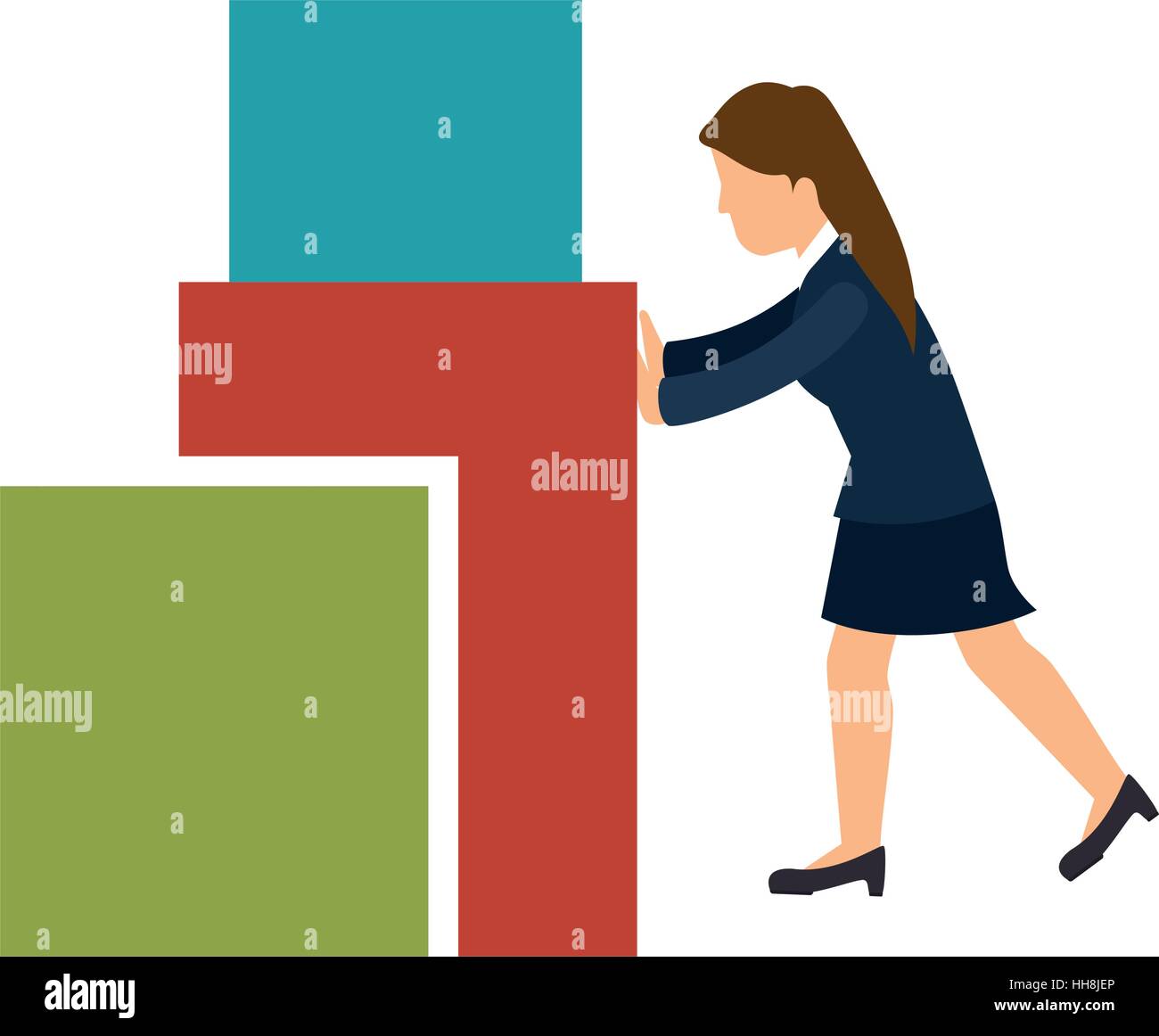 Pushing A Heavy Load High Resolution Stock Photography and Images - Alamy