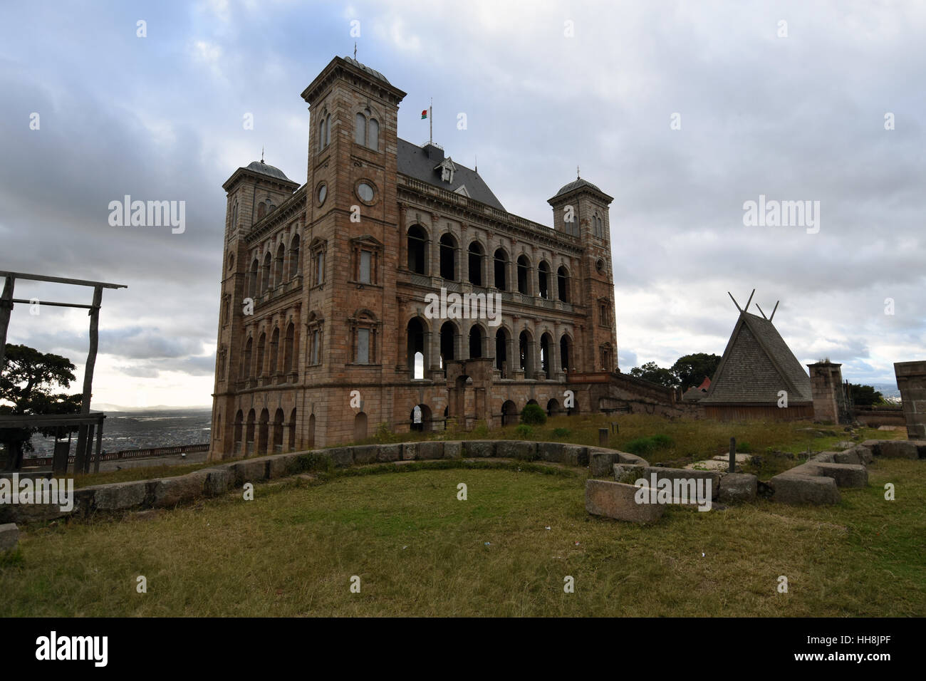 The Queen's Palace known as the Rova in Antananarivo Madagascar was ...