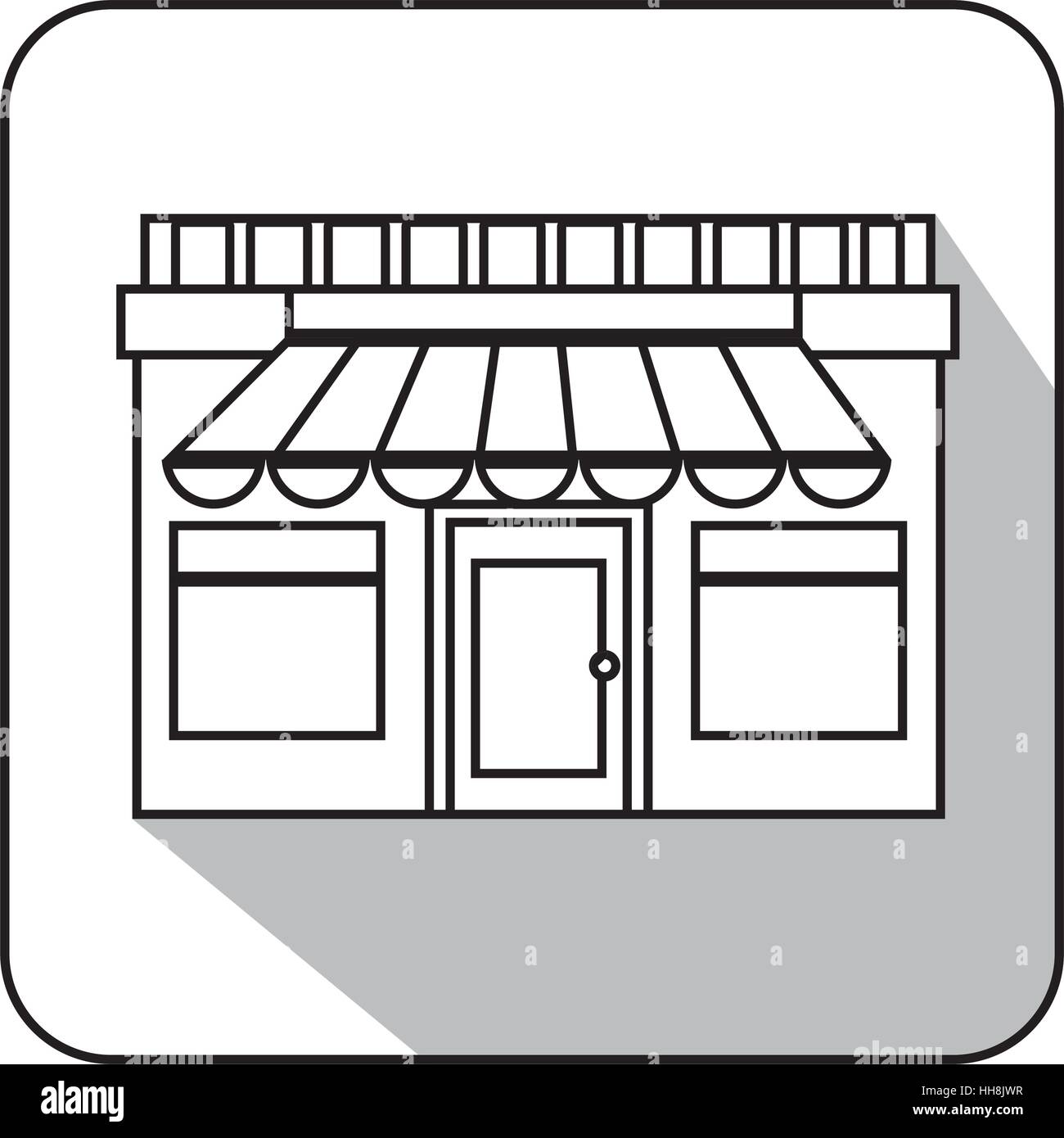 exterior store building icon vector illustration design Stock Vector ...