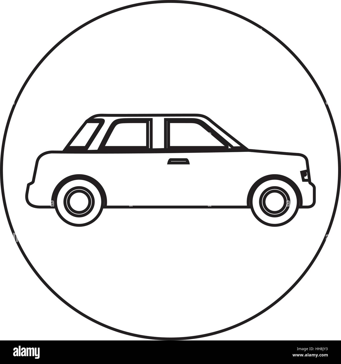 car sedan vehicle icon vector illustration design Stock Vector Image ...