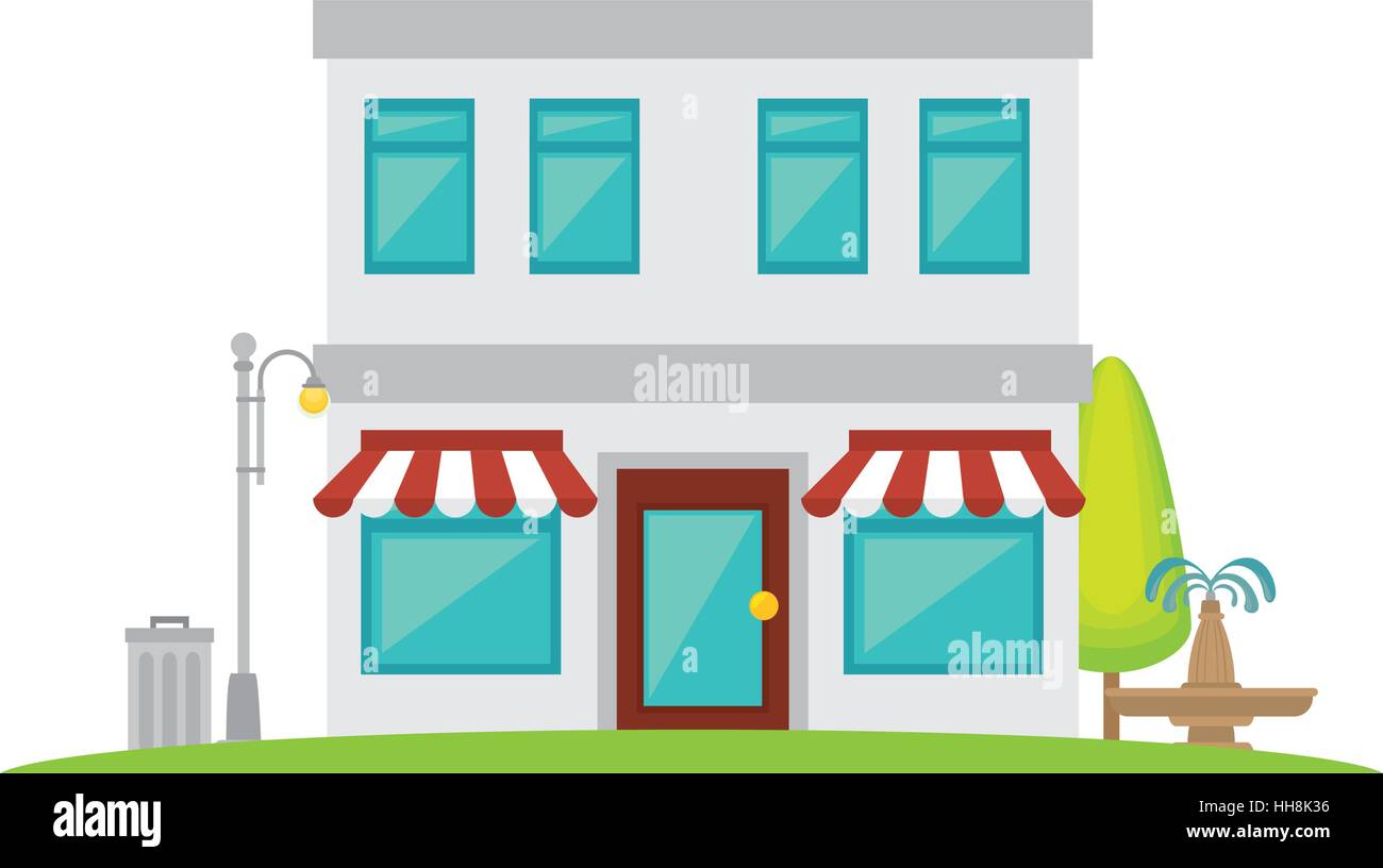 exterior store building icon vector illustration design Stock Vector ...
