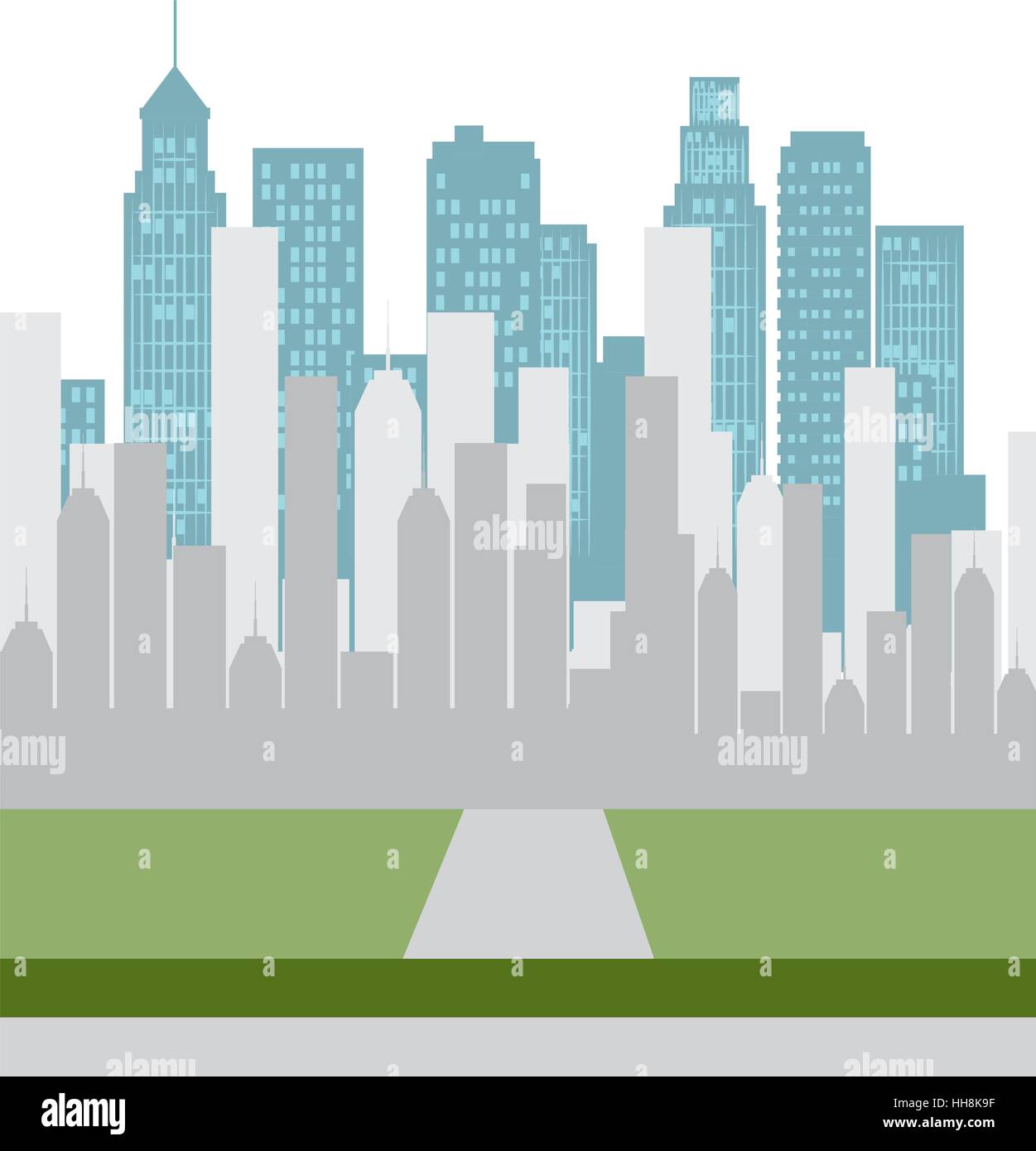 cityscape buildings skyline icon vector illustration design Stock Vector Image & Art - Alamy