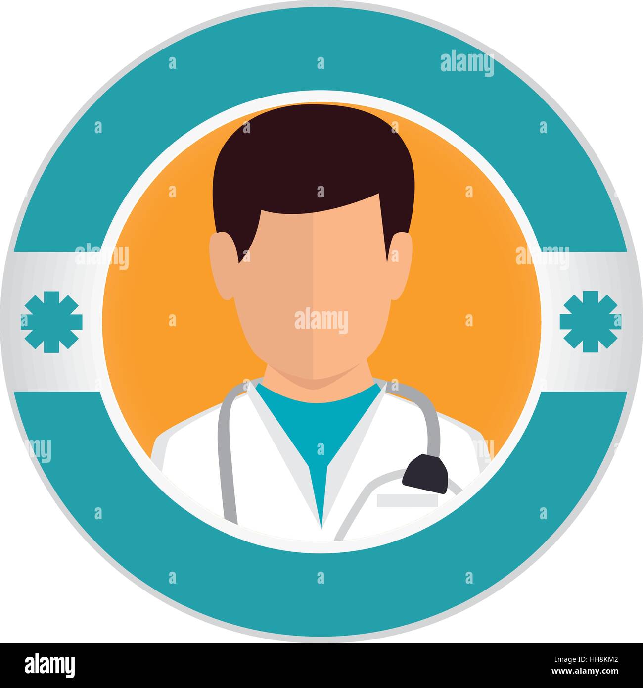 doctor avatar character icon vector illustration design Stock Vector ...