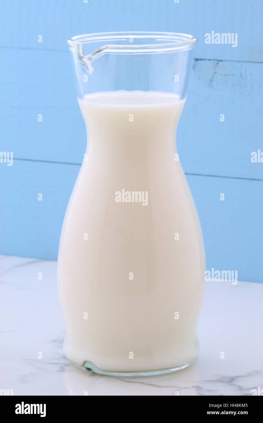 Delicious fresh milk, one of the primary sources of nutrition on ...