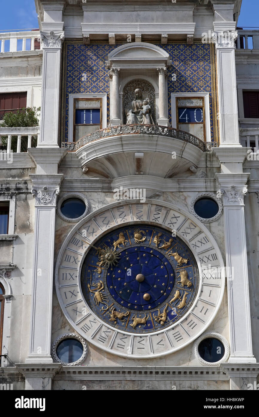 Ancient astrology clock. Ancient astronomy clock Stock Photo - Alamy