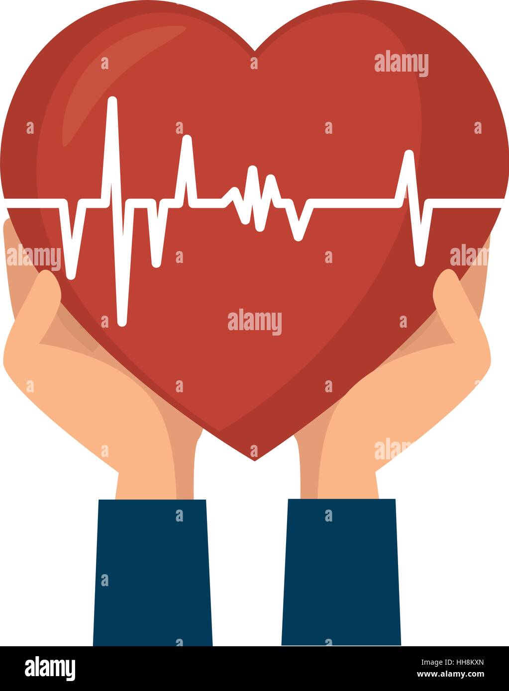 heart care isolated icon vector illustration design Stock Vector Image ...