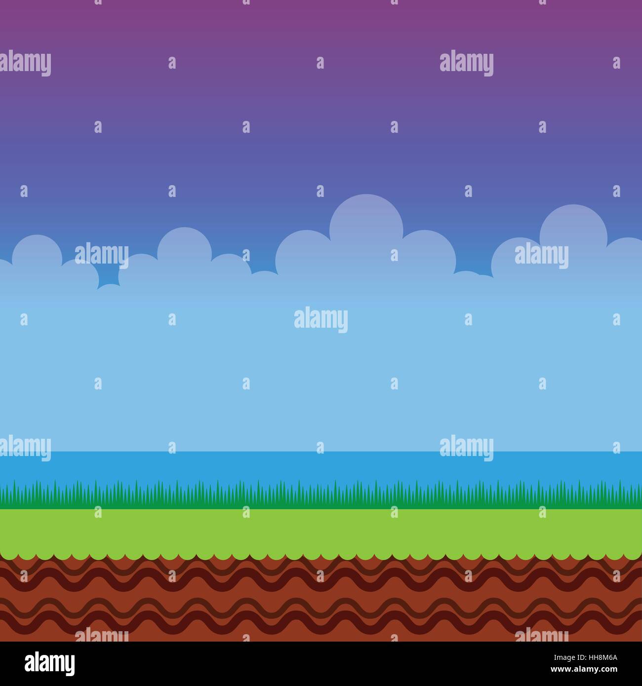 game landscape scene icon Stock Vector Image & Art - Alamy