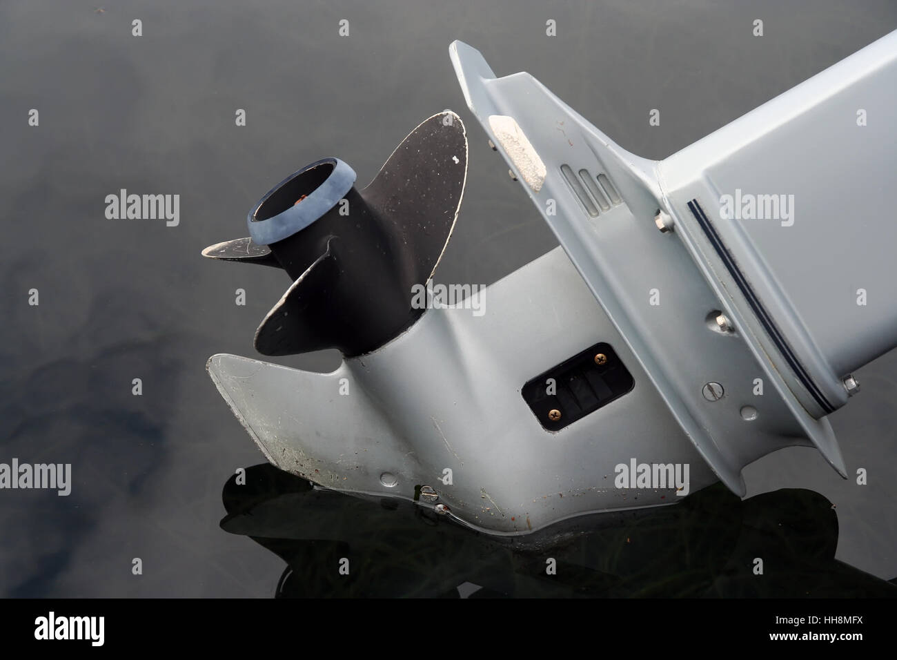 Boat engine propeller. Small boat engine propeller Stock Photo - Alamy