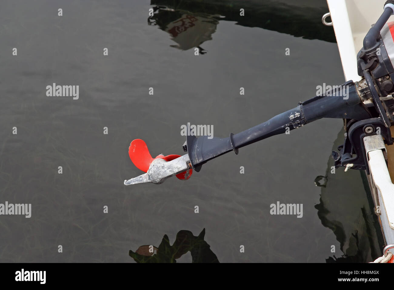 Boat engine propeller. Small boat engine propeller Stock Photo - Alamy