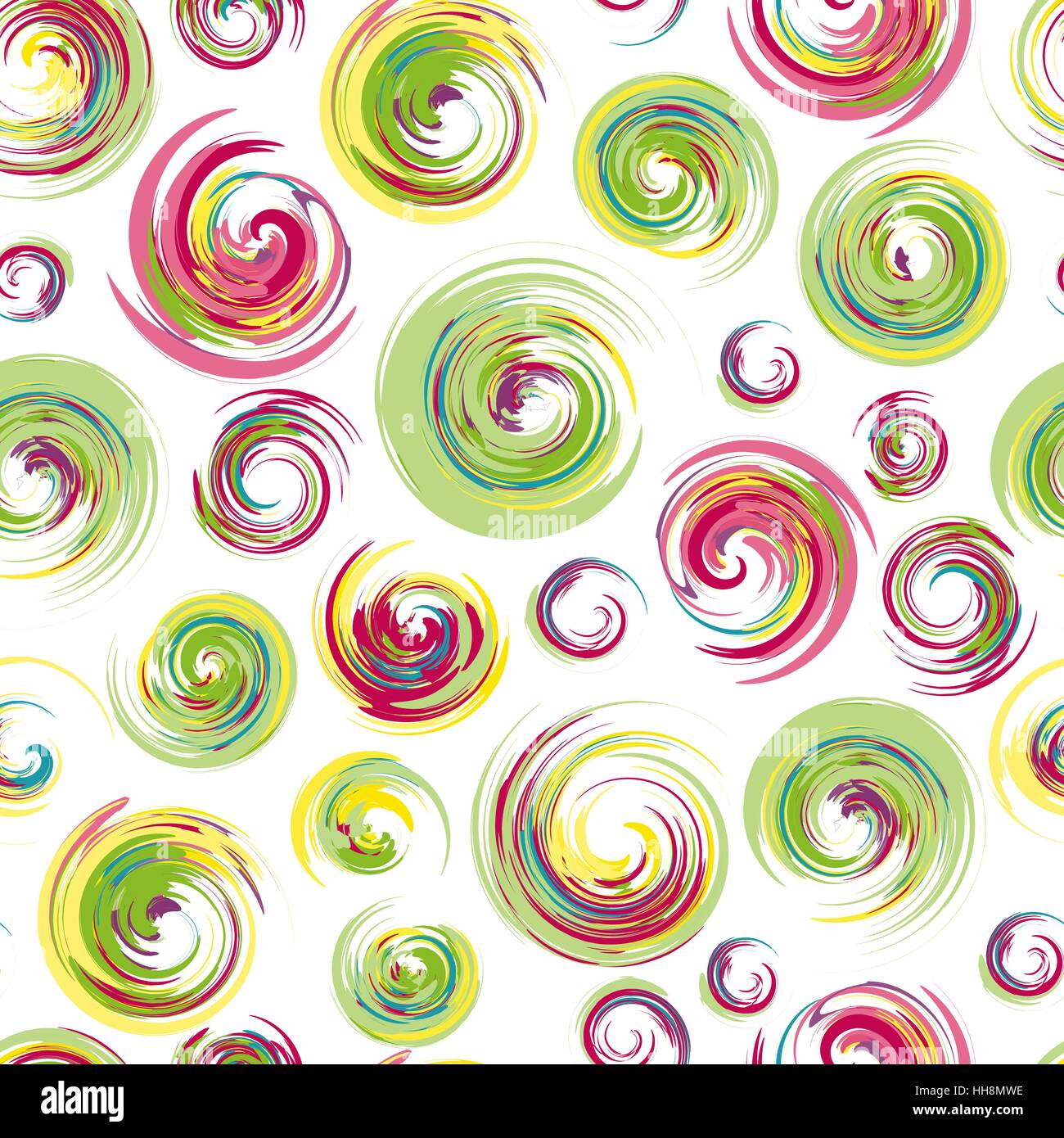 Dry brush hand drawn sketch artsy background, seamless pattern in ...