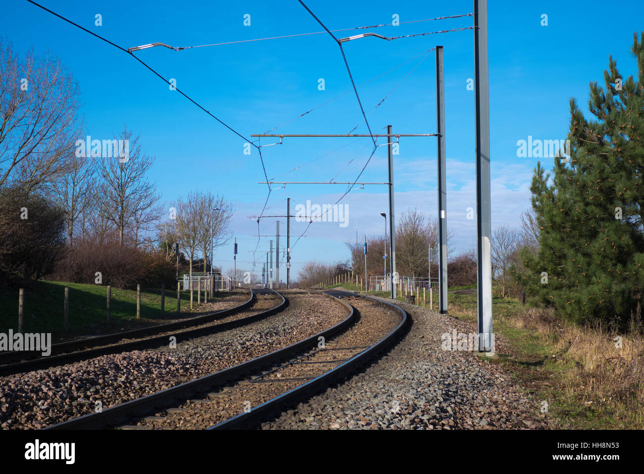 Overhead tram lines hi-res stock photography and images - Alamy