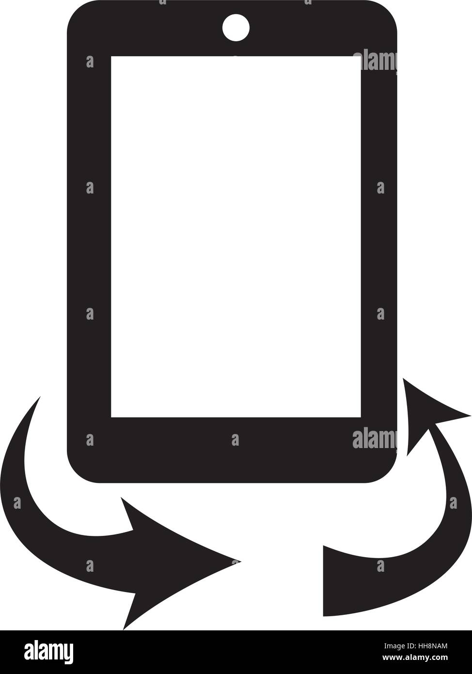 rotate screen option icon vector illustration design Stock Vector Image ...