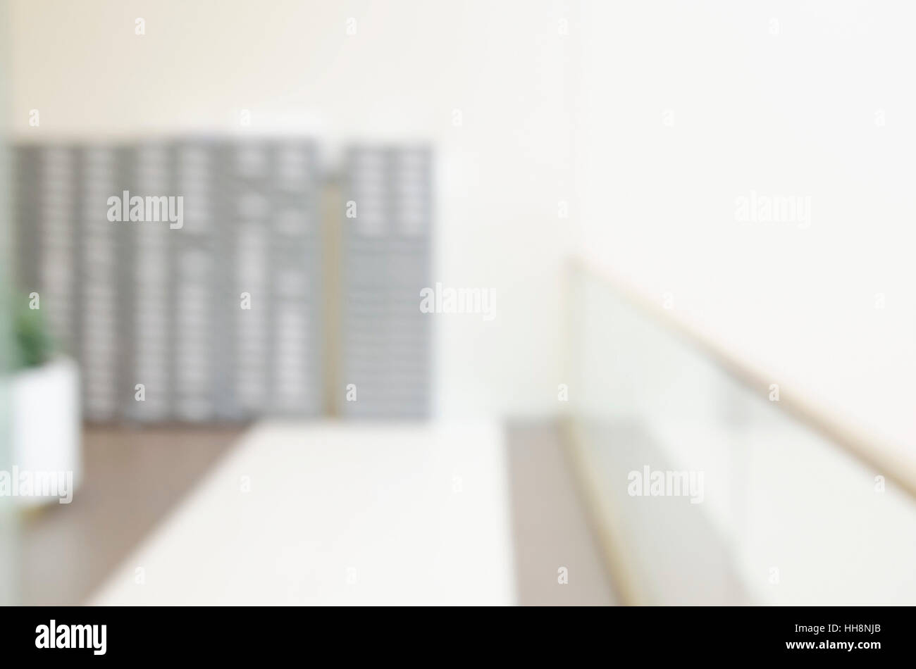 Defocused Office Building Lobby Background Stock Photo - Alamy