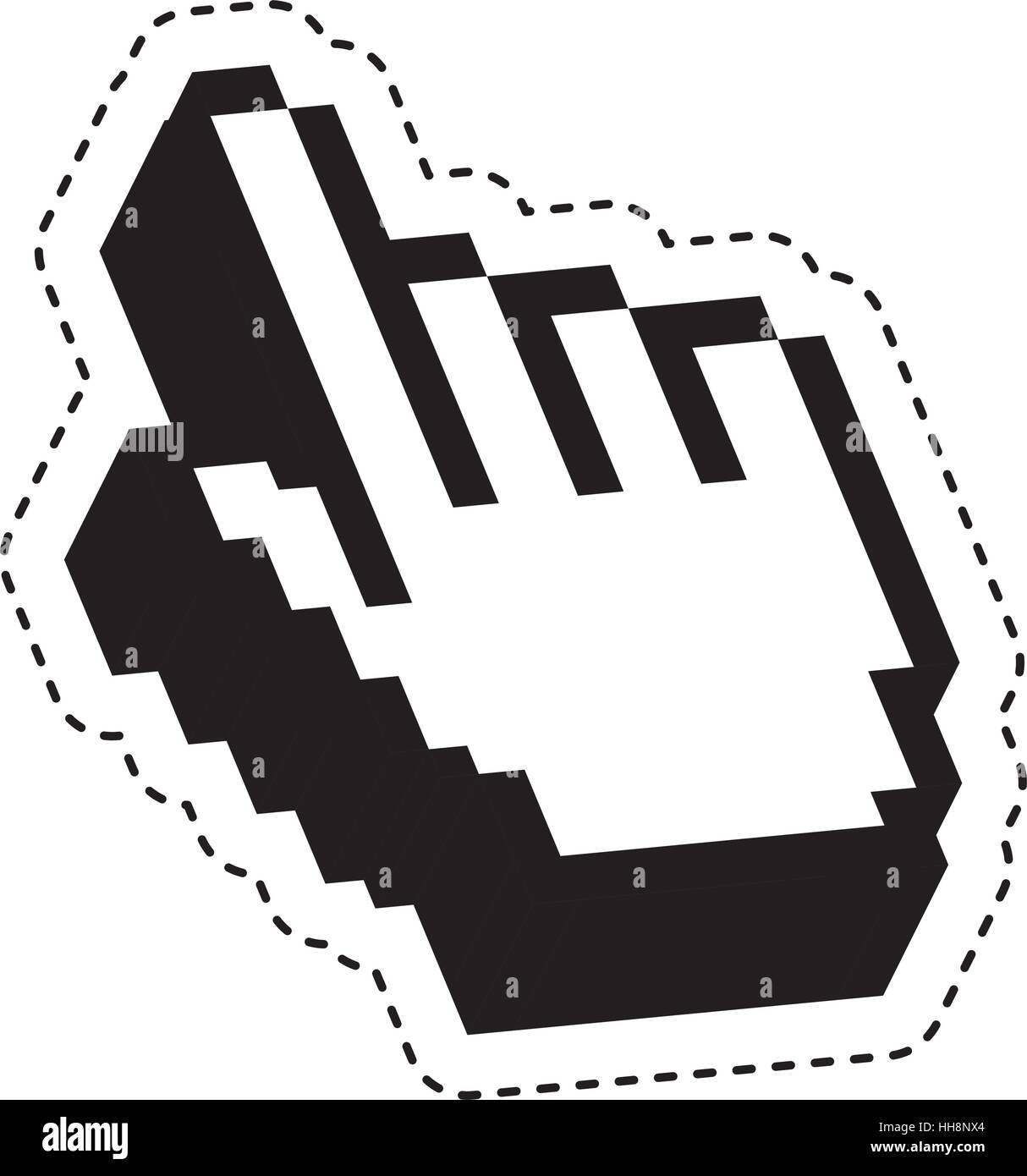 hand pointer cursor icon Stock Vector Image & Art - Alamy