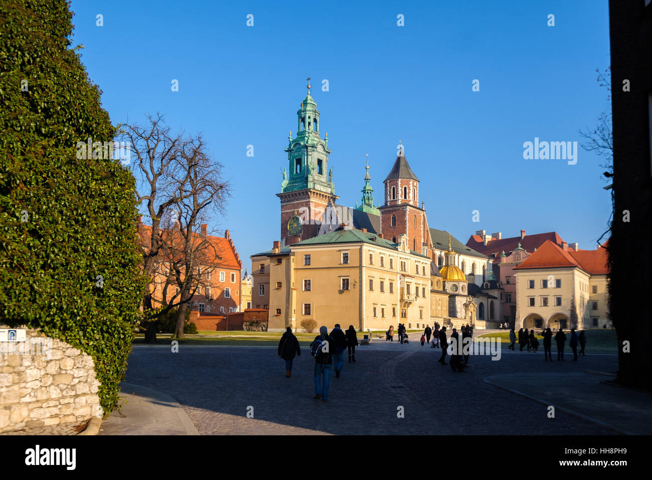 Famous landmark Wawel castle Stock Photo - Alamy