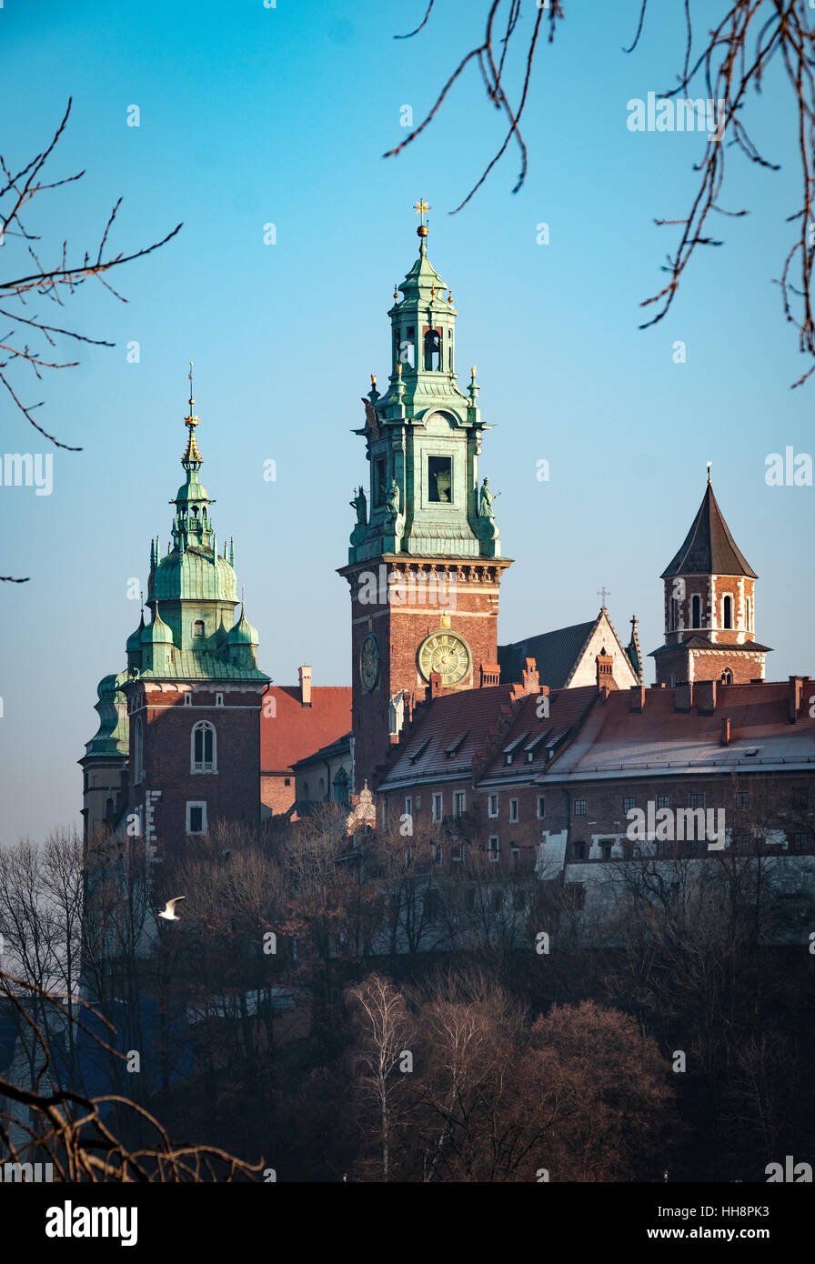 Famous landmark Wawel castle Stock Photo - Alamy