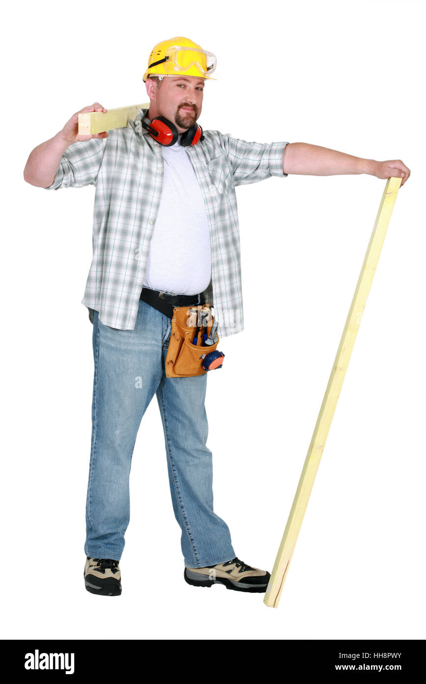 clothing, collar, carpenter, builder, chubby, plump, building, carry ...