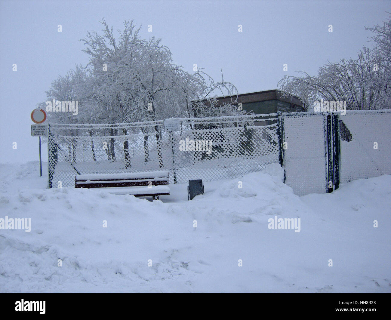 drinking water, water, waterworks, water supply, elevated tank, winter ...