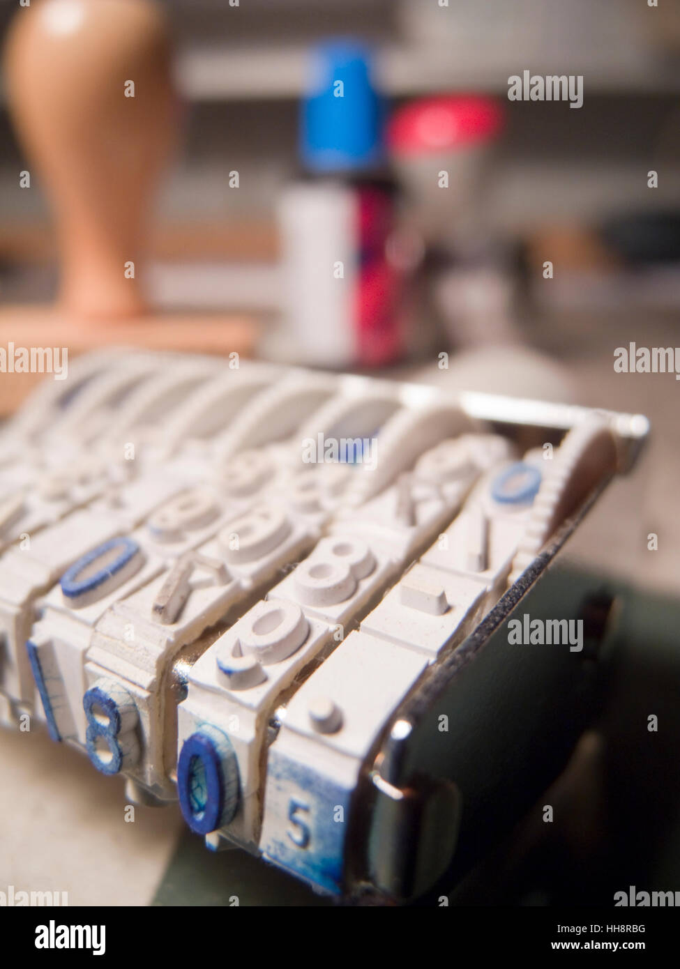 office, desk, stamp, office supplies, material, office, object, macro ...