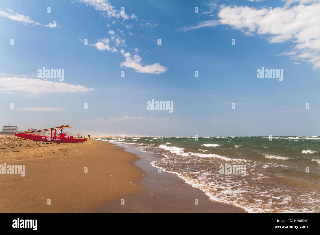 Lifeguard boat beach hi-res stock photography and images - Alamy
