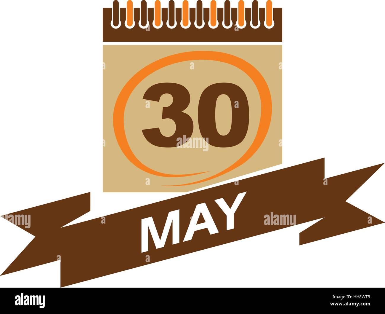 May 30 calendar Stock Vector Images - Alamy