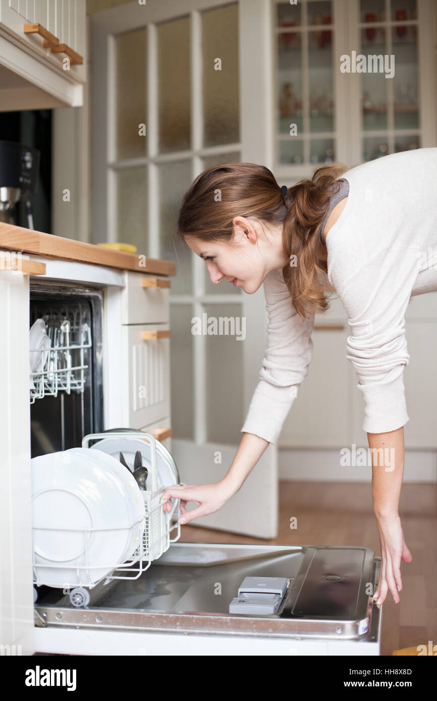 housewife, female, cleanliness, kitchen, cuisine, clean, dishwasher ...