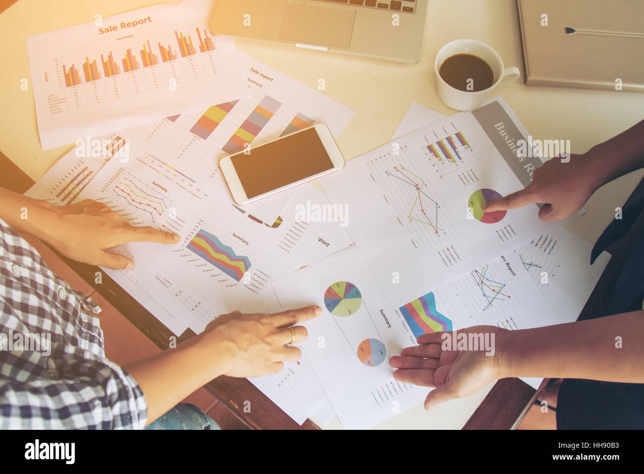 Business work concept Planning, Teamwork for Success organization ...