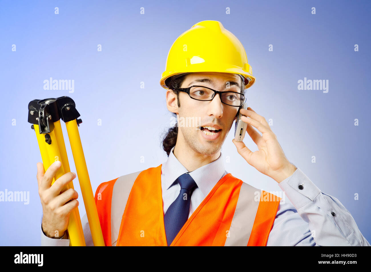 Workman clothes and phone hi-res stock photography and images - Alamy