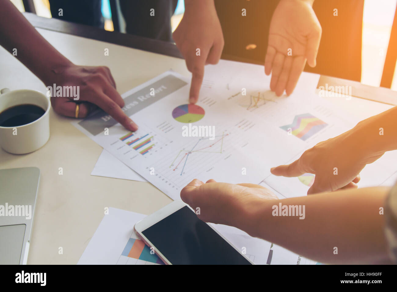 Business work concept Planning, Teamwork for Success organization ...