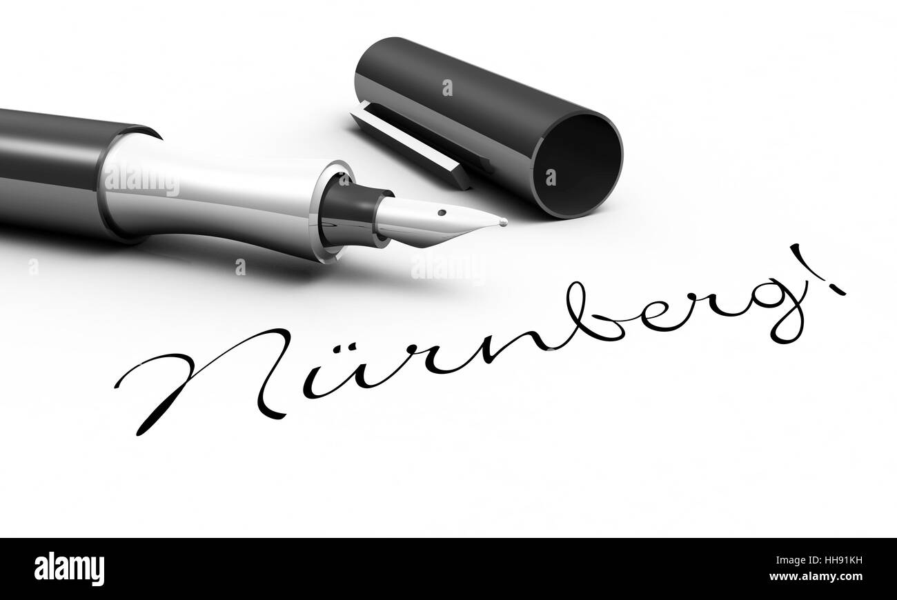 nuremberg - pen concept Stock Photo - Alamy