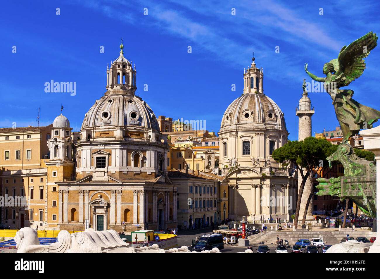 Church steeple buildings in rome hi-res stock photography and images ...