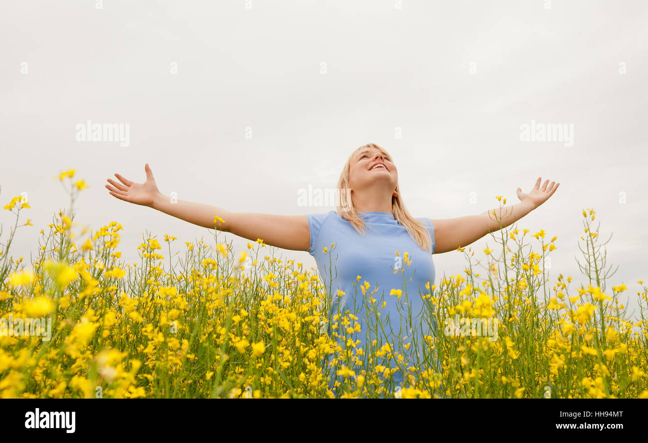 cheers young woman Stock Photo - Alamy