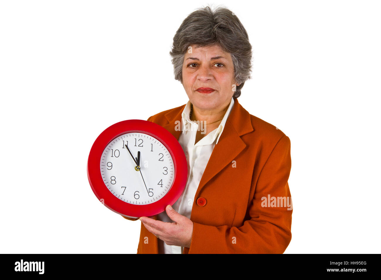 senior under time pressure Stock Photo - Alamy