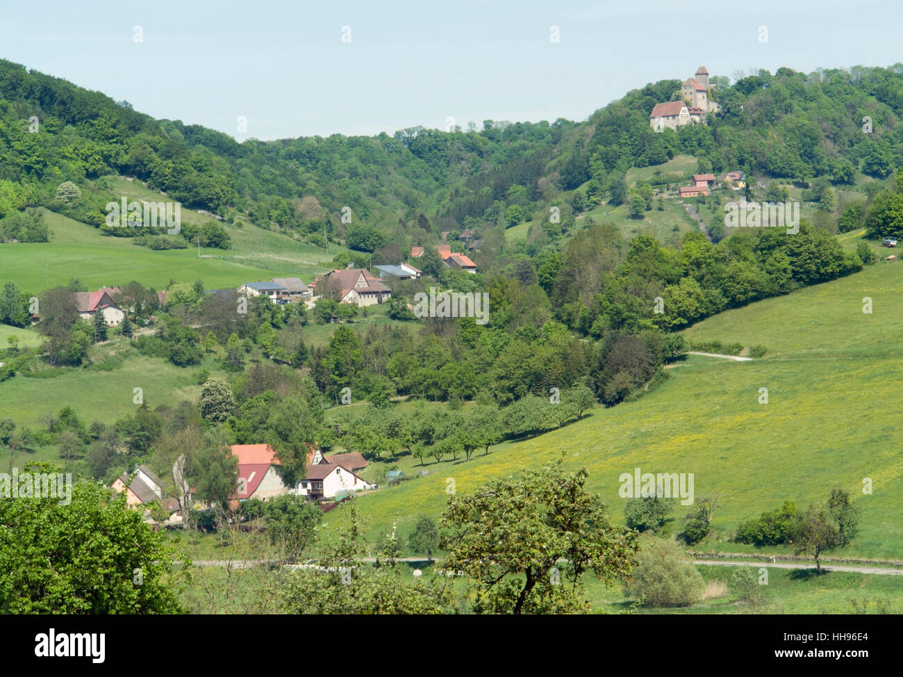 germany, german federal republic, house, building, corridor, historical ...