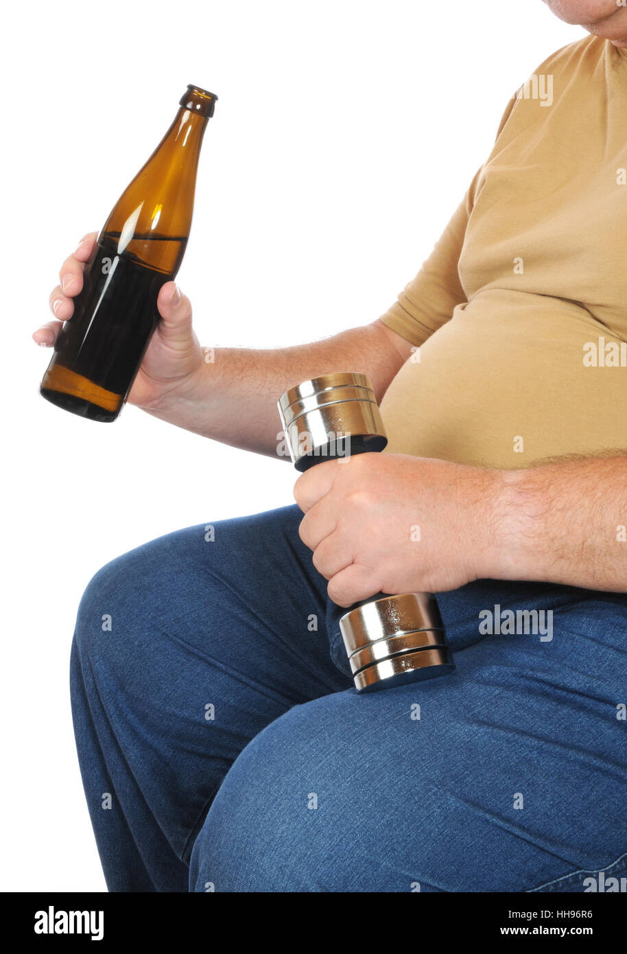 Beer bottle belly tummy thick hi-res stock photography and images - Alamy