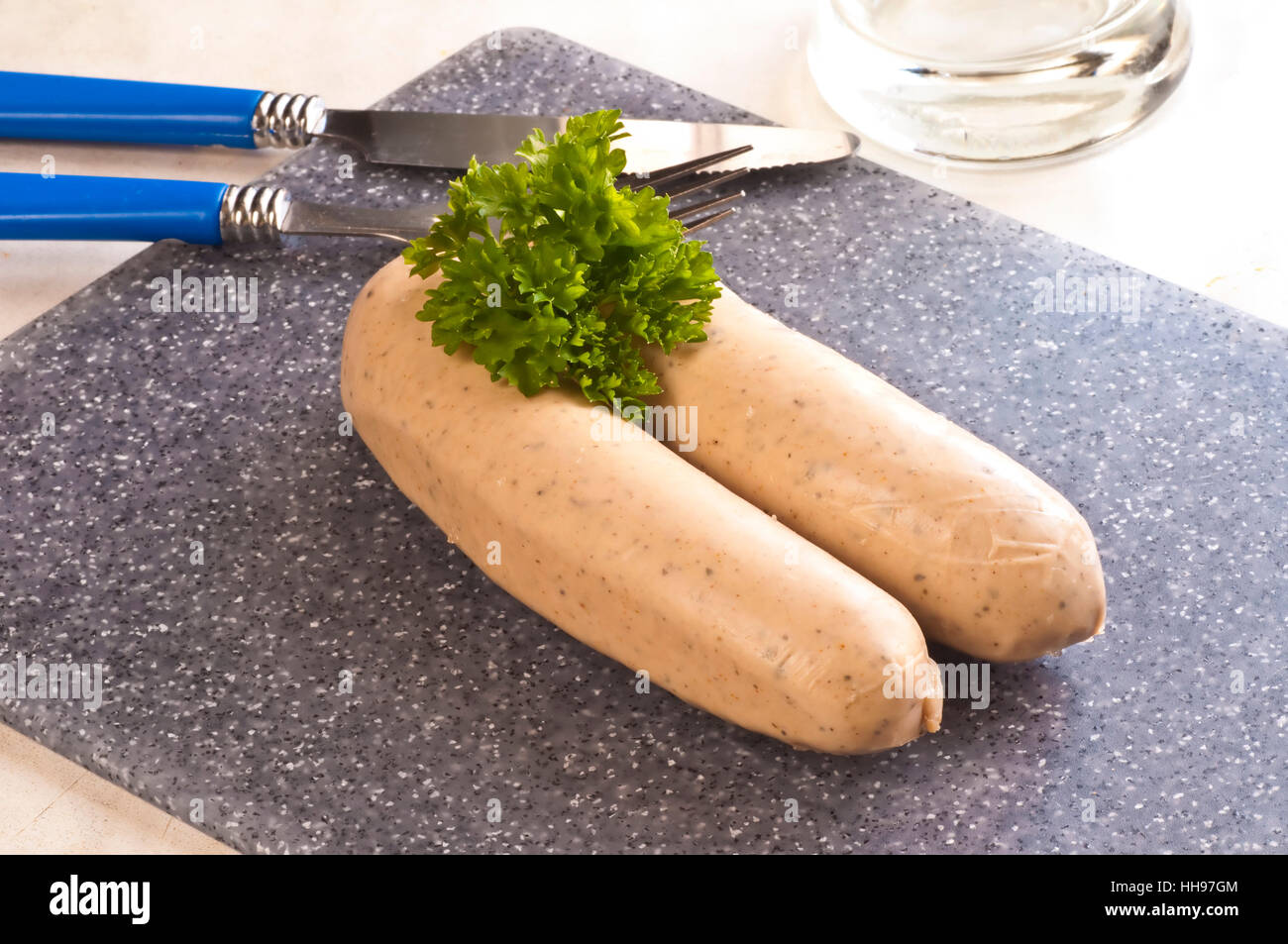 blank, european, caucasian, sausage, raw, meat, blue, food, aliment ...