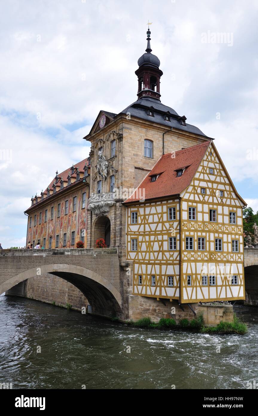 historical, town hall, style of construction, architecture ...