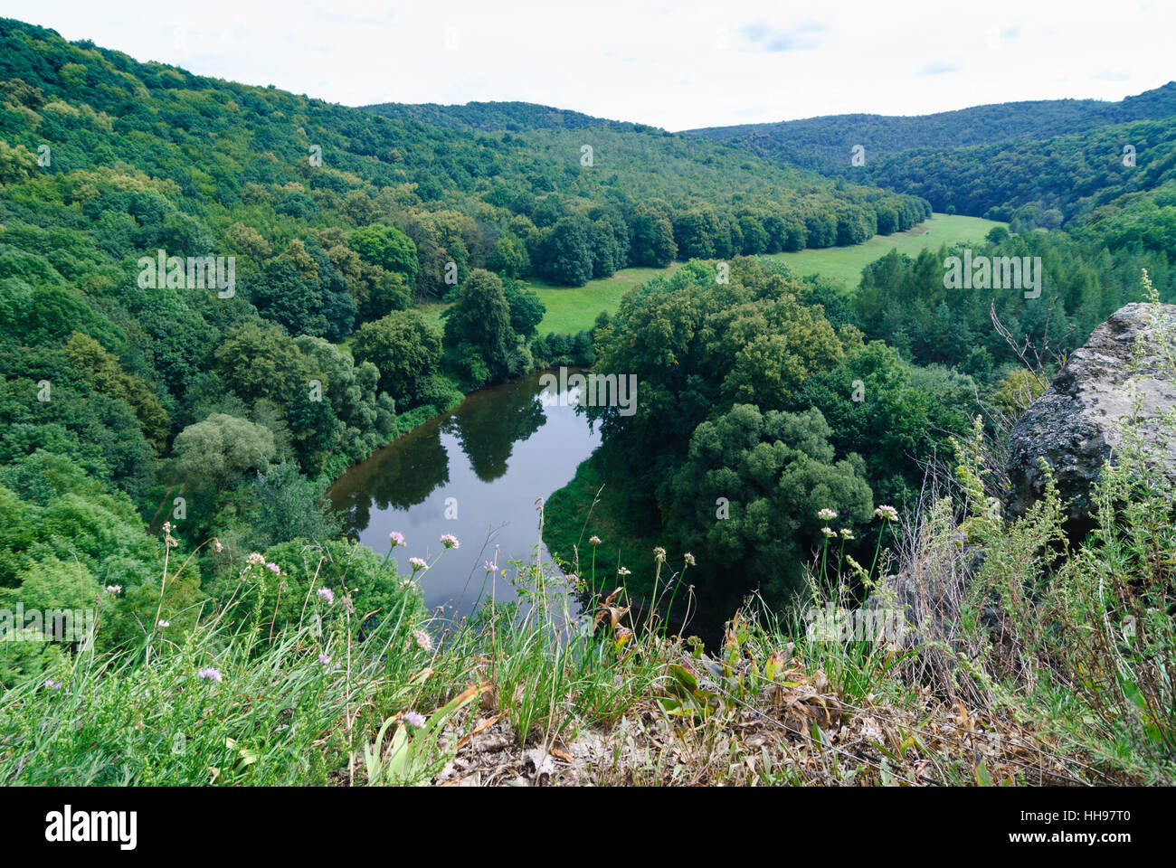 Thayatal seen from summit umlauf berg hi-res stock photography and ...