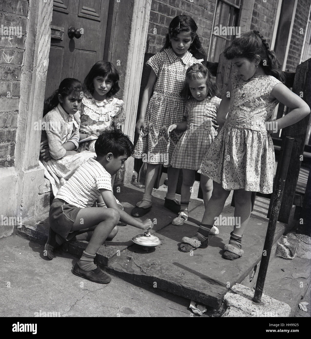 Children Playing Outside 1950s High Resolution Stock Photography and ...