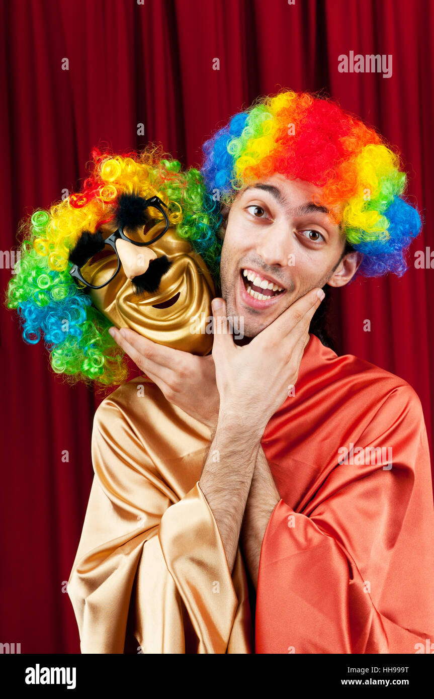 Funny face acting in play hi-res stock photography and images - Alamy