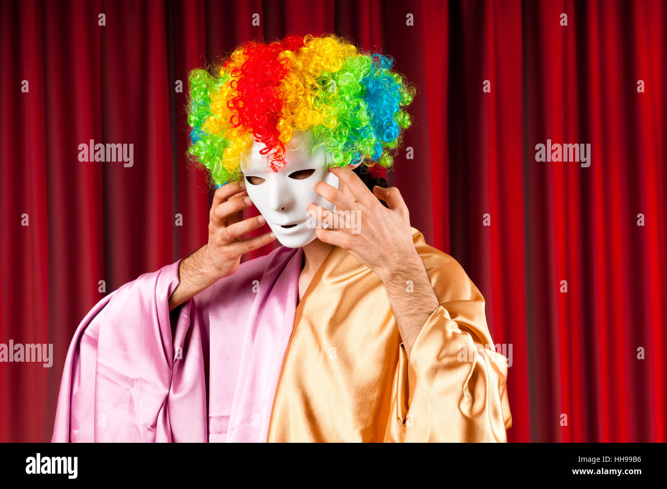 Funny face acting in play hi-res stock photography and images - Alamy