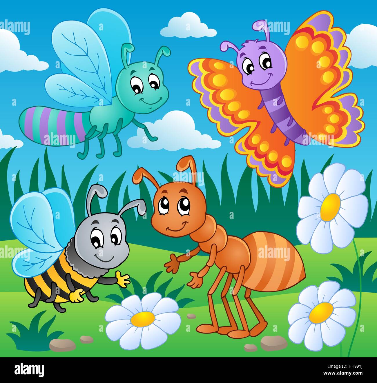 ant, butterfly, honeybee, bug, bugs, meadow, insect, bee, laugh, laughs ...